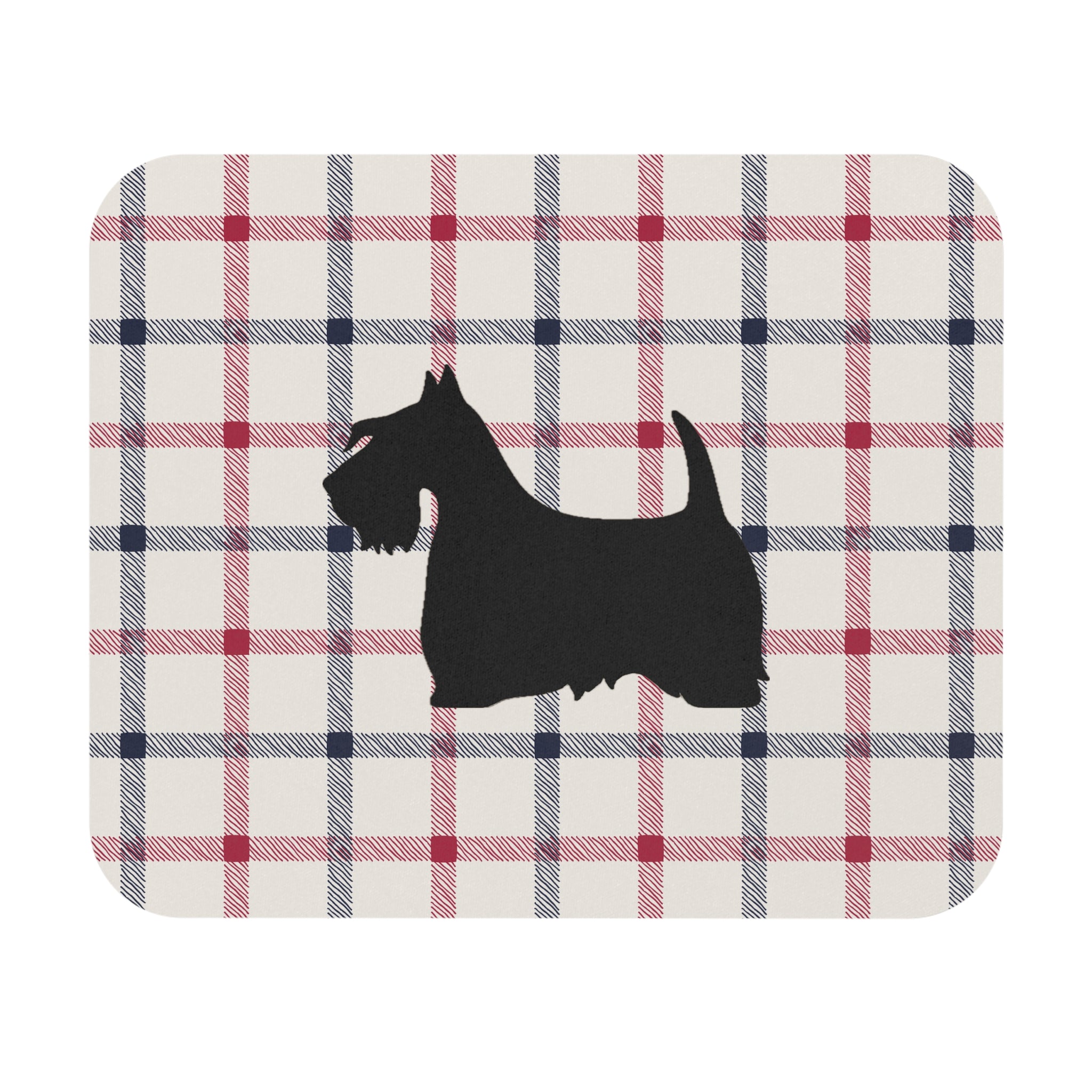 Scottish Terrier Plaid Dog Mouse Pad | Cute Dog Lover Gift | Office De ...